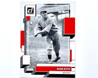 Babe Ruth Card - Etsy