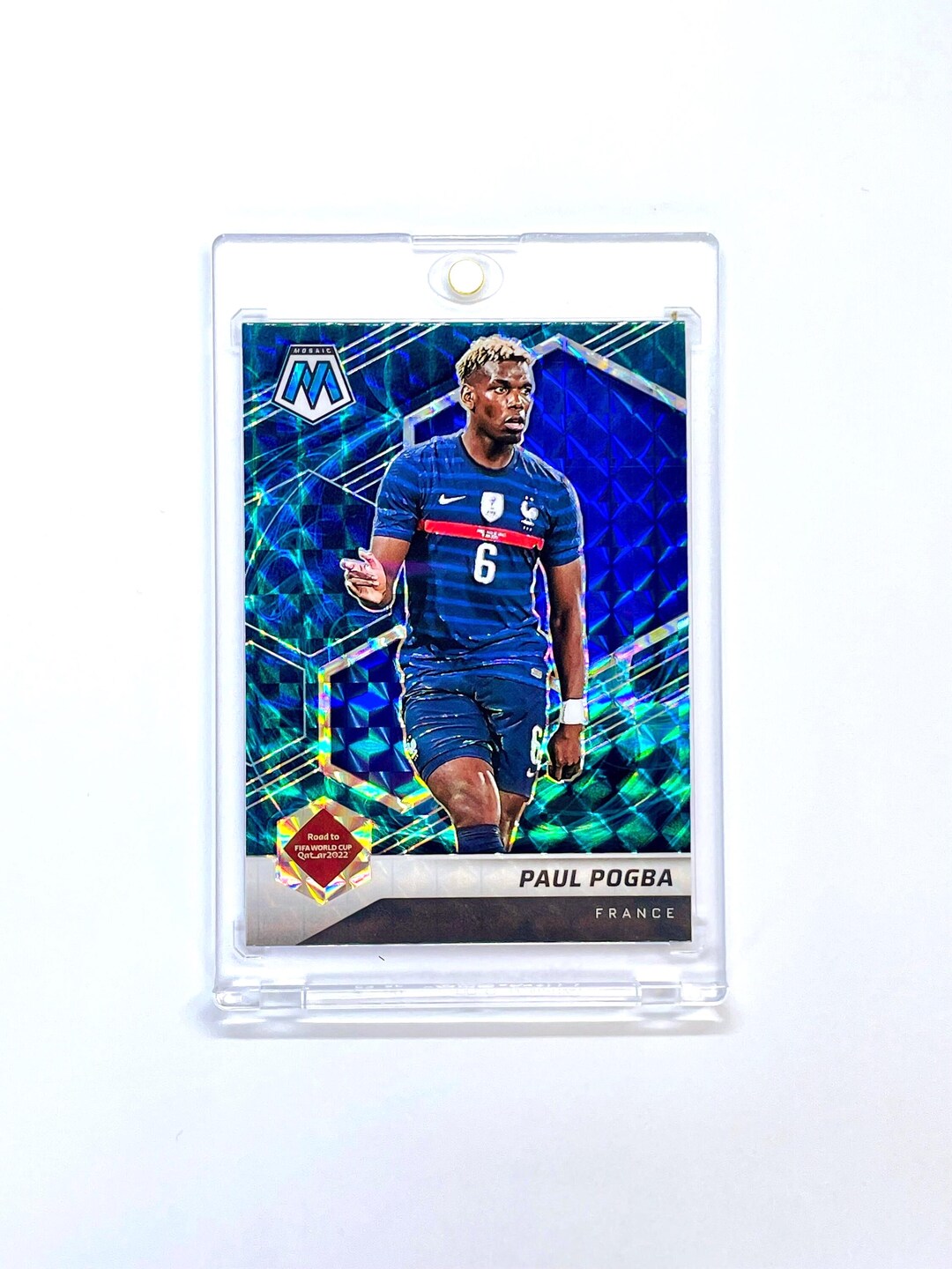Paul Pogba 2021-22 Mosaic Soccer Fifa Road to the Cup Genesis SSP ...