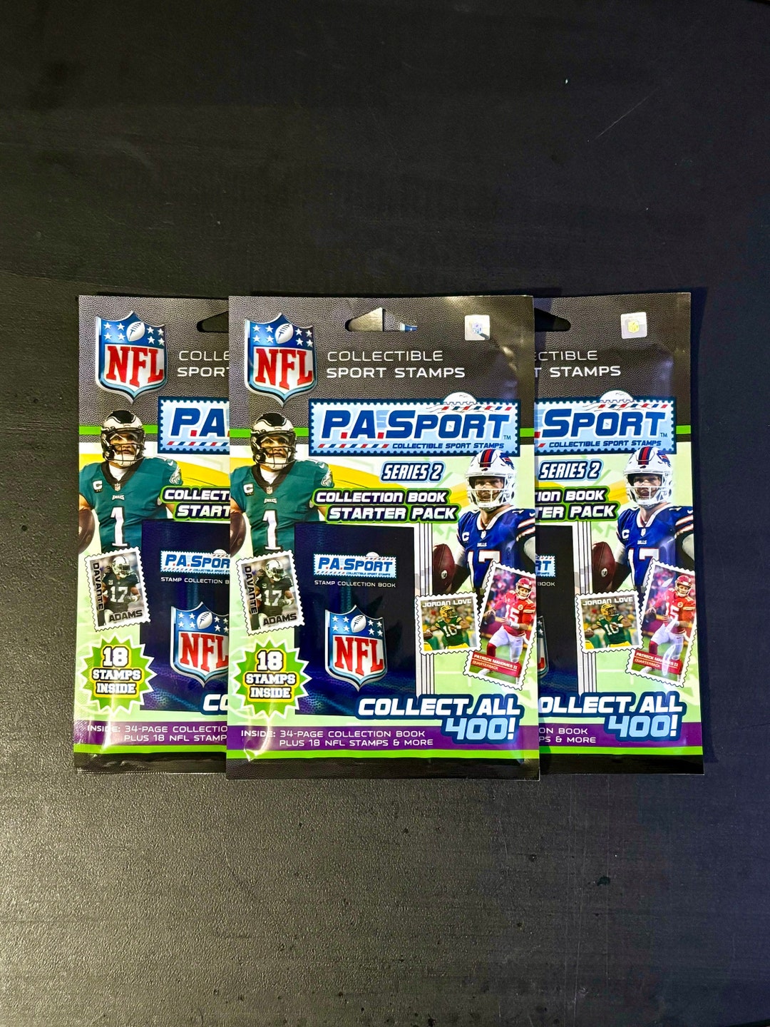 2022 NFL Collectible Sports Stamp Booklet Comes With 18 Stamps Plus ...