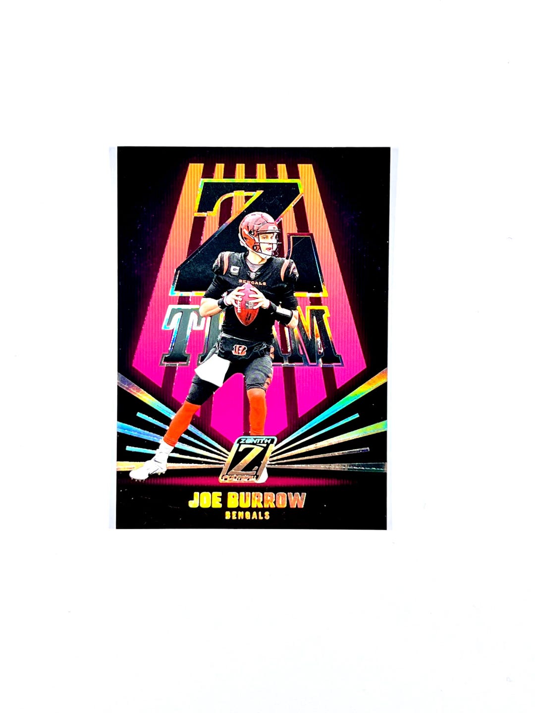 Joe Burrow 2022 Zenith Football Z-team Insert Card #5 - Etsy