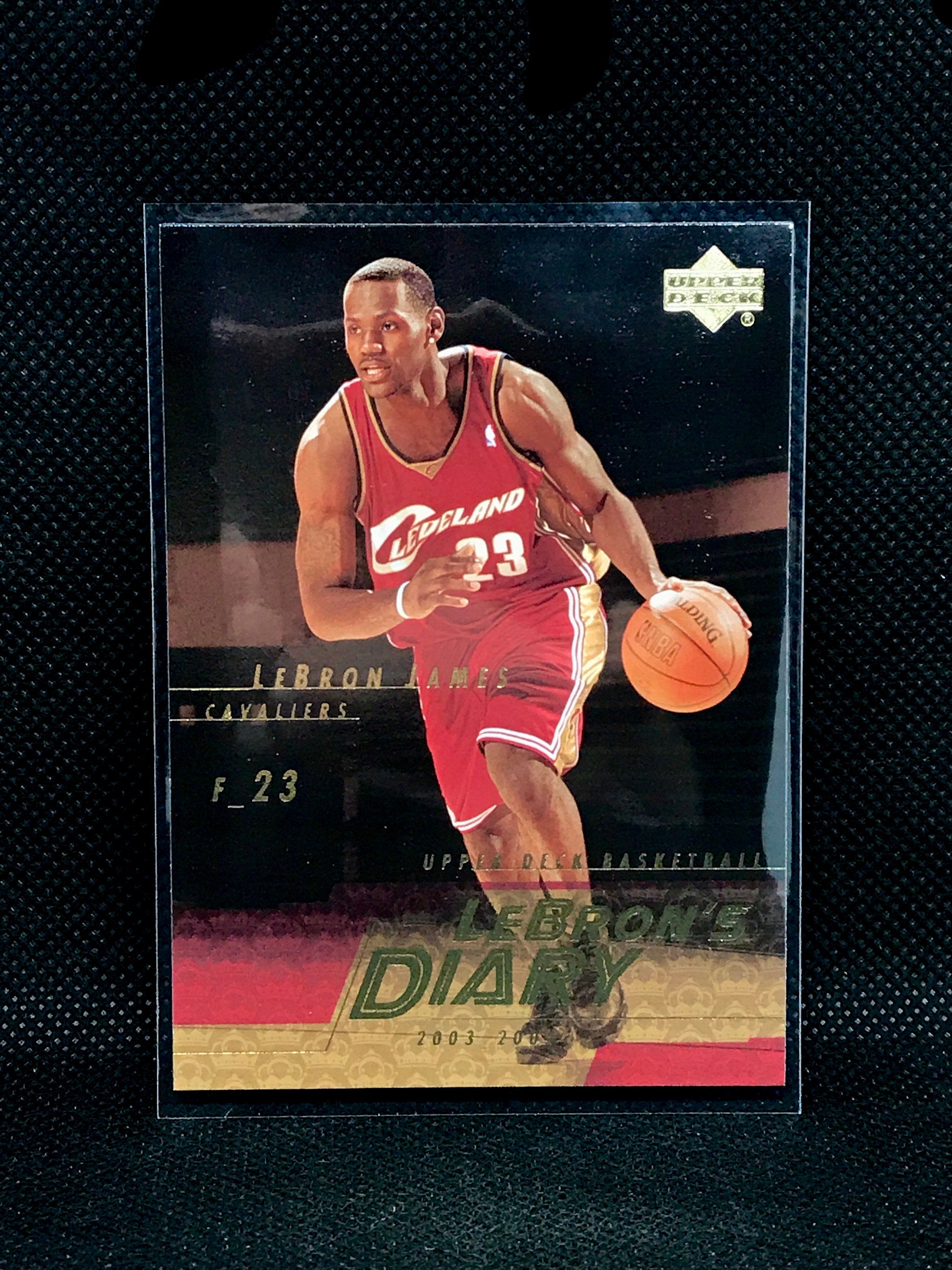 LeBron James Rookie Card LeBron's Diary Card | Etsy