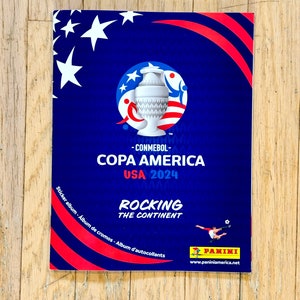 2024 COPA America Conmebol Soccer Panini Stickers Book - Etsy UK