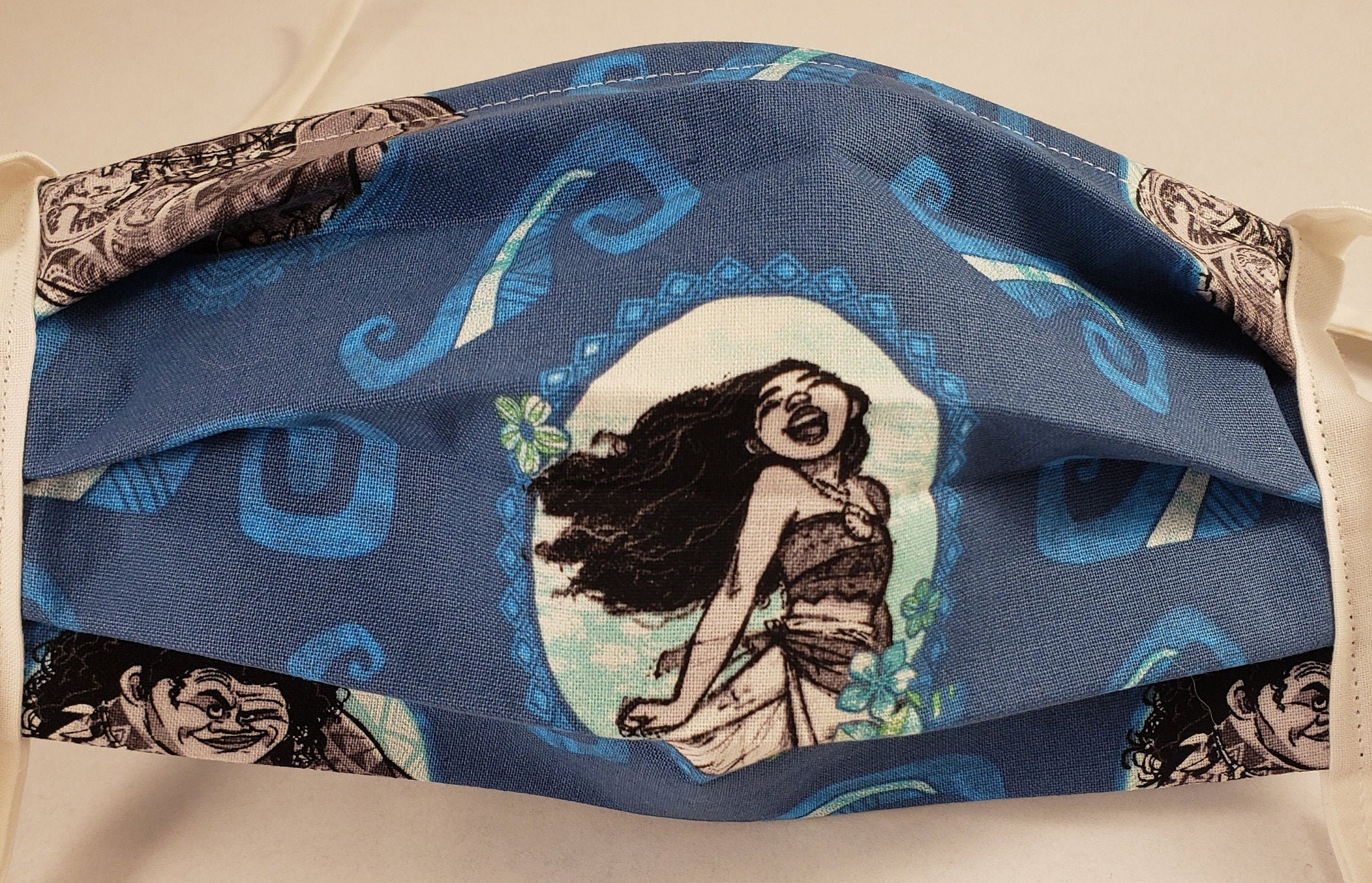 Face Mask moana Inspired Facemask 100% Cotton With | Etsy