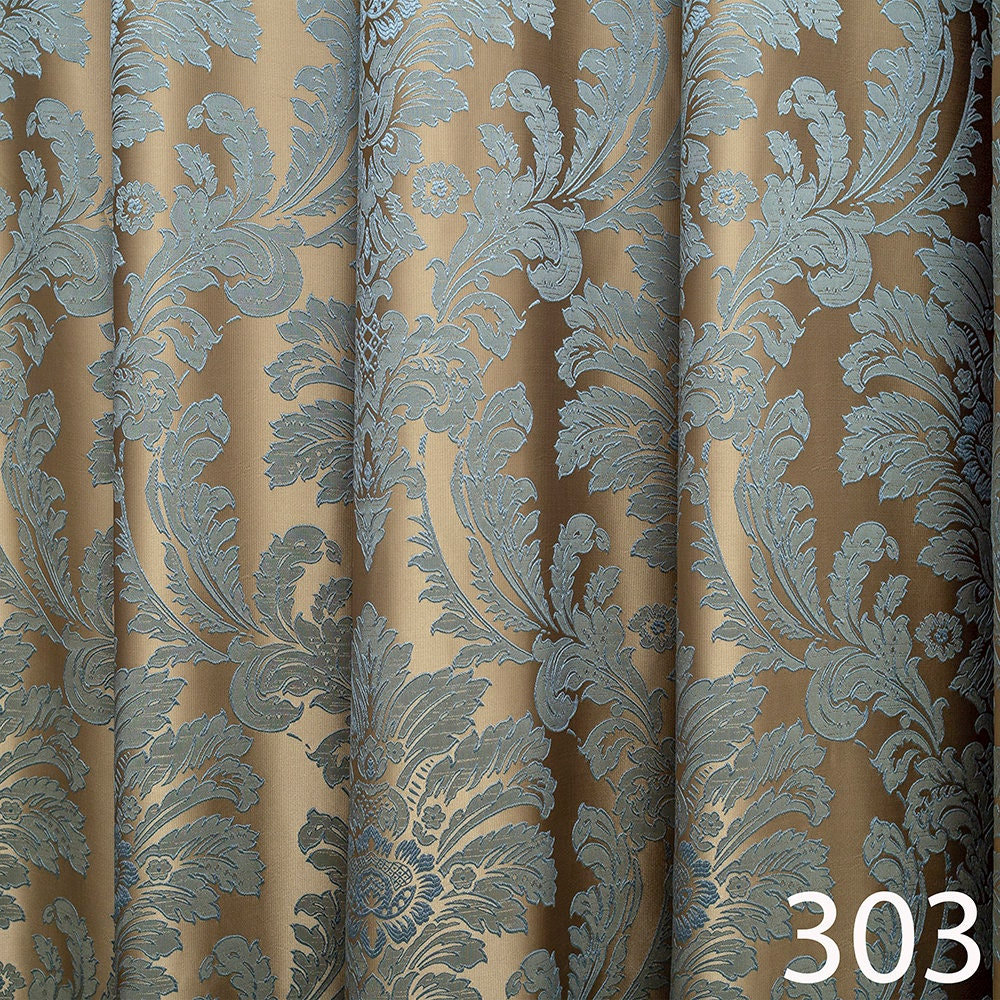 Jacquard Curtains Fabric Swatches, Curtain Fabric by Meter, Curtain ...