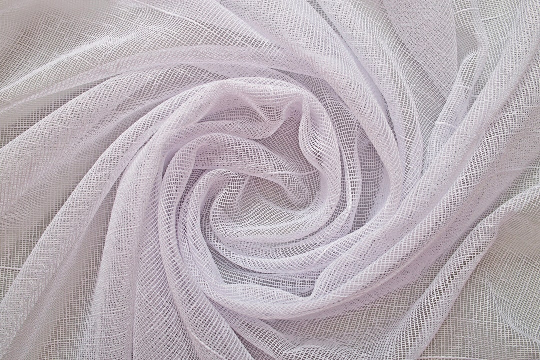 Translucent Curtain in Two Colors, Linen Tulle, Linen Drapery, Interior ...