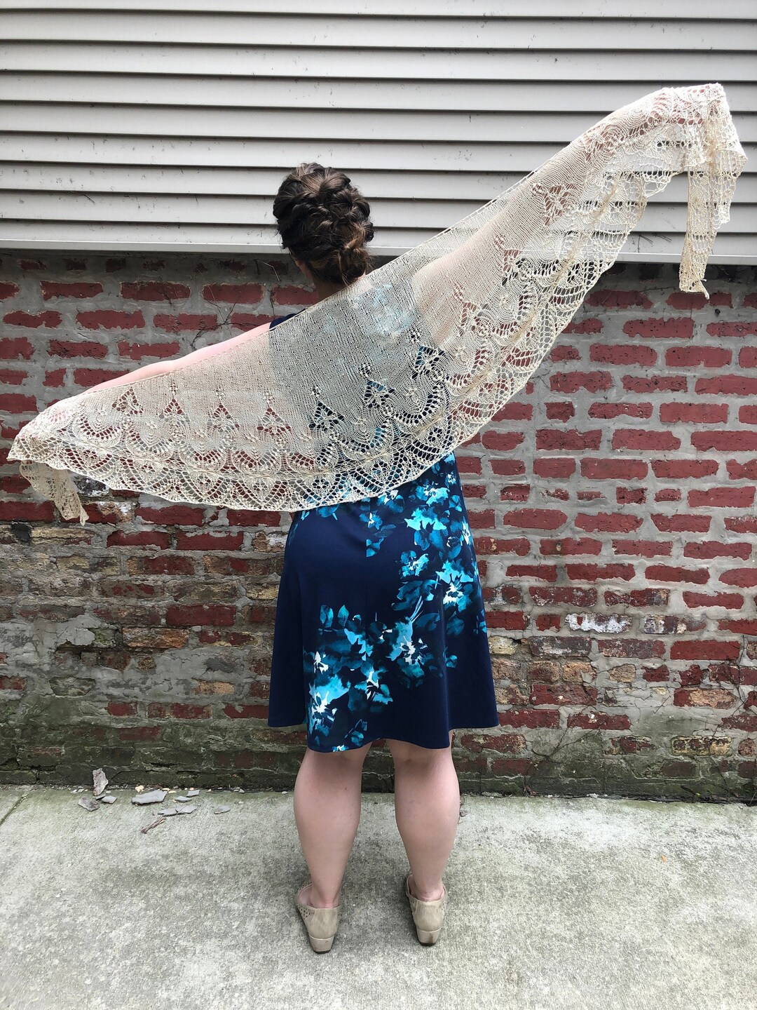 Custom Minarets & Lace Shawl, Beaded Lace Bridal Wrap - Etsy