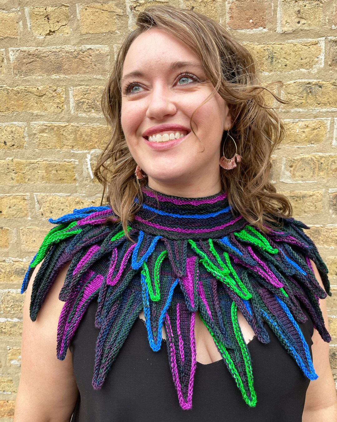 Custom Feathered Cowl Covers Neck Shoulders and Back - Etsy