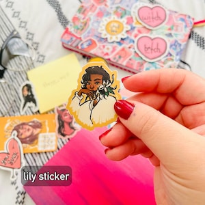 Stickers Girls & Words Vinyl Sticker - Etsy