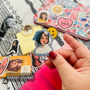 Stickers Girls & Words Vinyl Sticker - Etsy