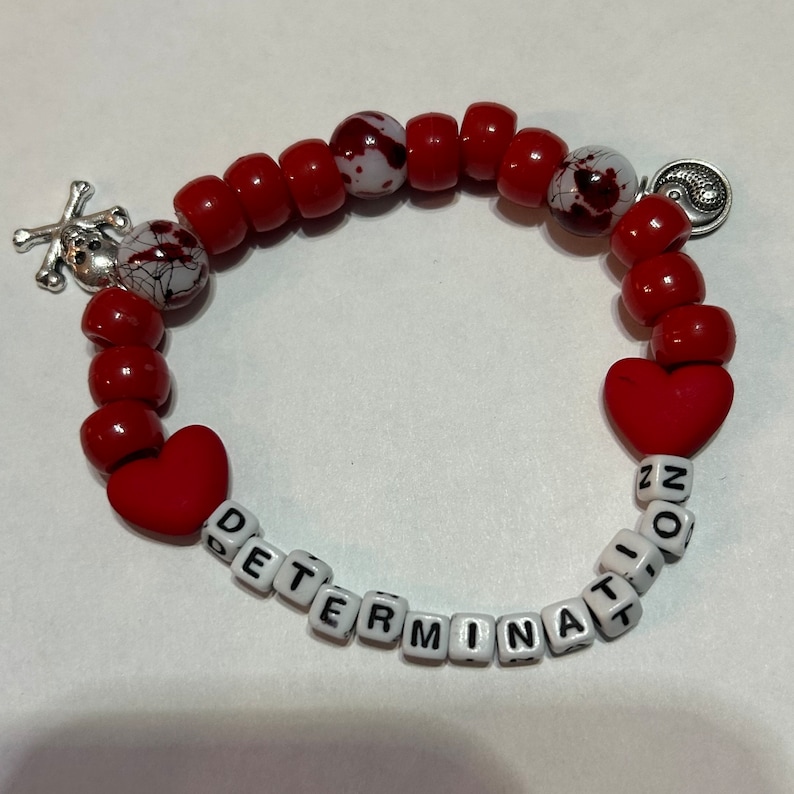 Undertale Inspired Soul Traits Beaded Bracelets - Etsy