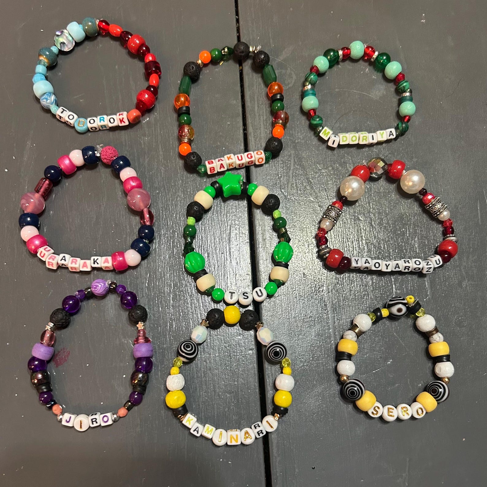 My Hero Academia/boku No Hero Academia Inspired Character Beaded ...