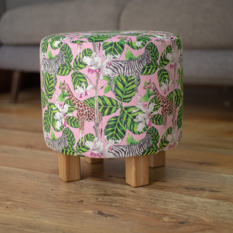 Pouffe Footstool - Etsy UK