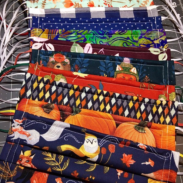 Autumn Face Masks - Etsy