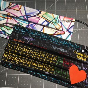 Science STEM STEAM Reusable/washable Fabric Face Masks With - Etsy