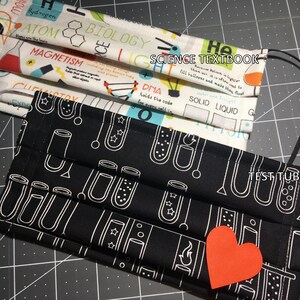 Science STEM STEAM Reusable/washable Fabric Face Masks With - Etsy