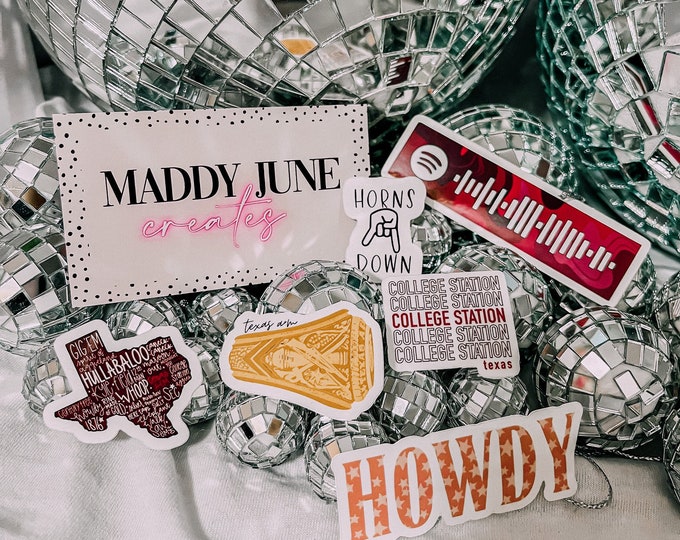 Texas A&M Sticker Pack - Etsy