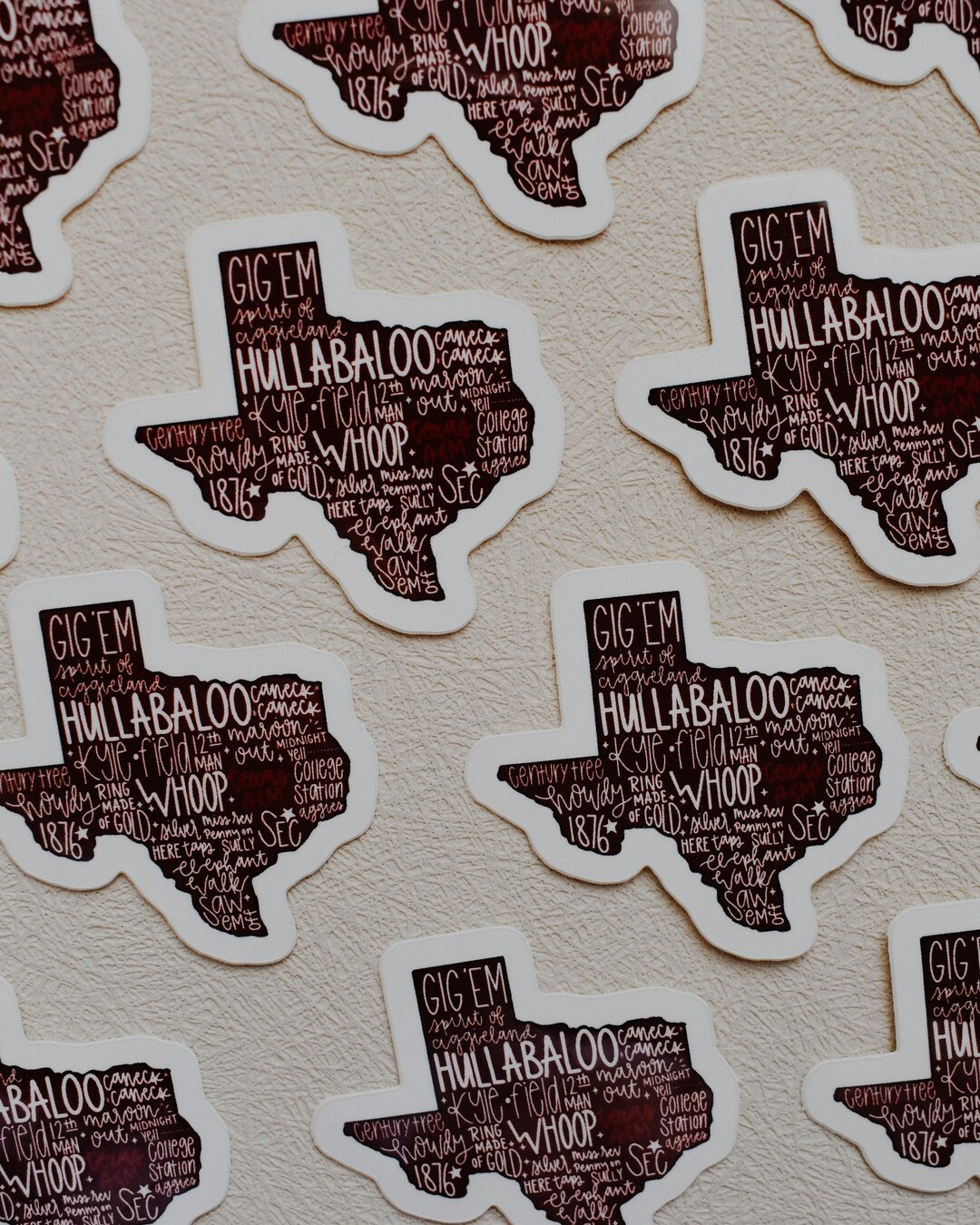 Texas A&M Texas Sticker - Etsy