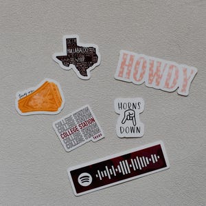 Texas A&M Sticker Pack - Etsy