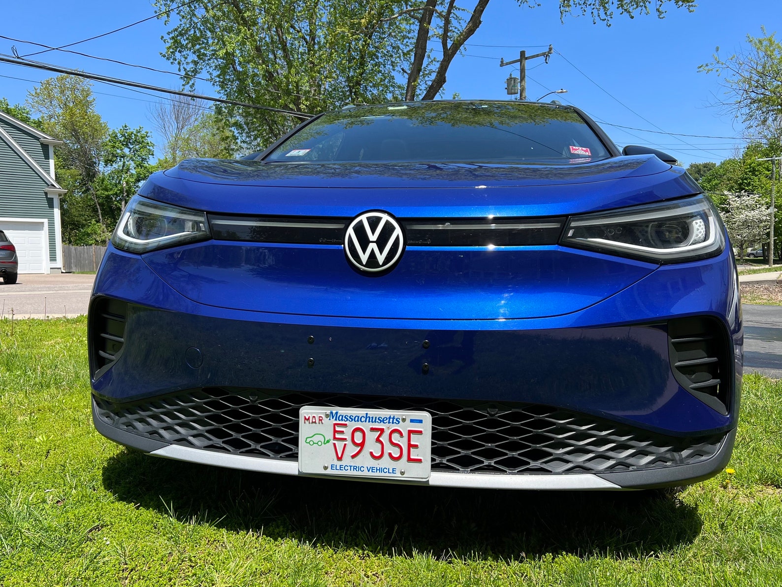 No Drilling Front/rear License Plate Mount for Volkswagen ID.4. Direct ...