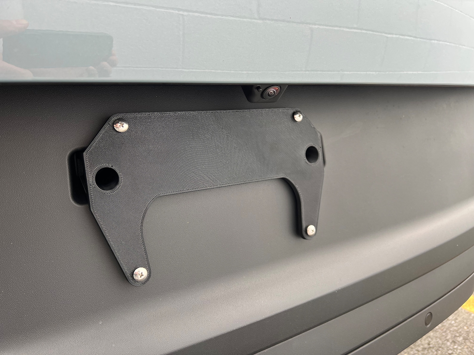 No Drilling Front/rear License Plate Mount for Volkswagen ID.4. Direct ...