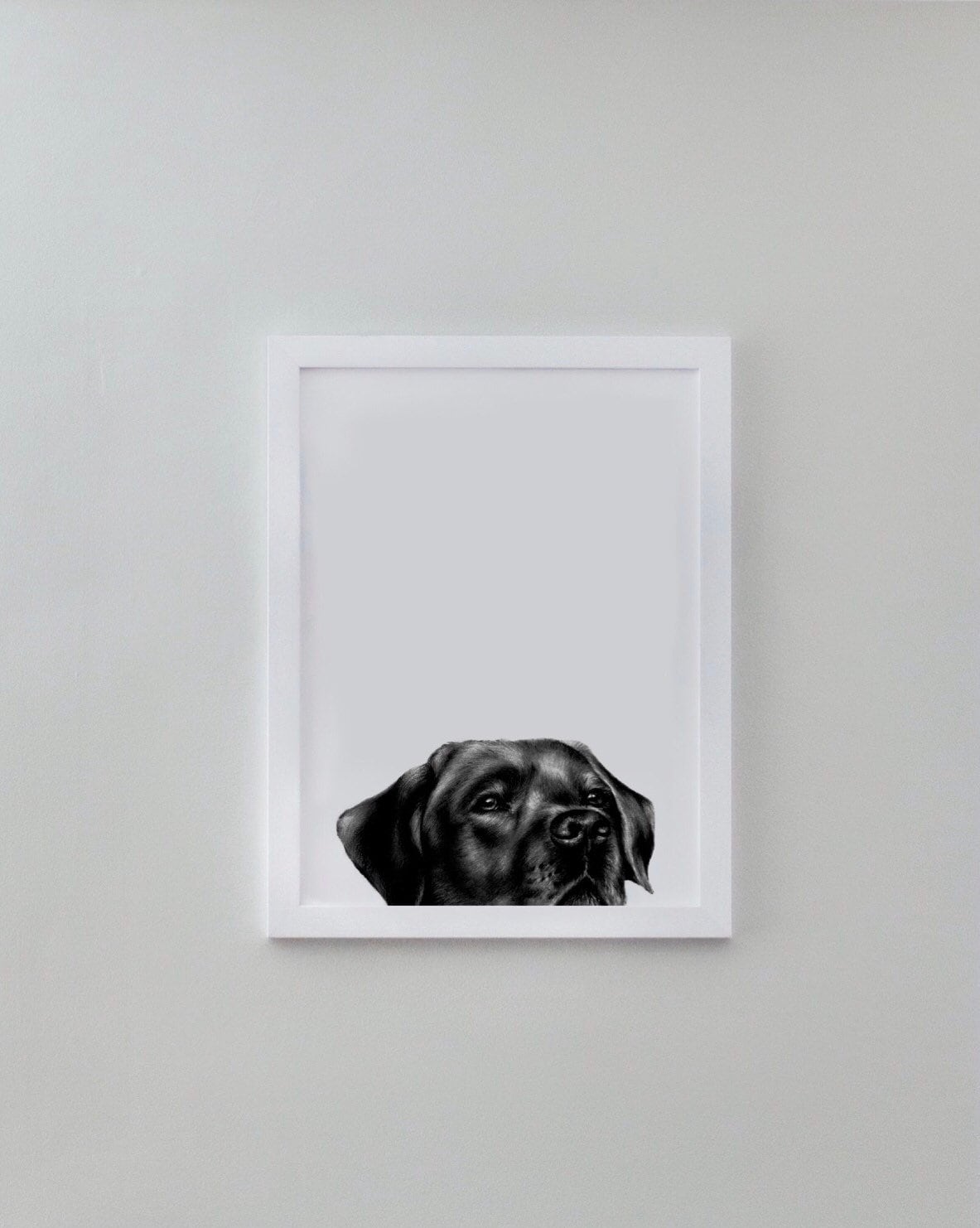 Labrador Print Graphite Pencil Digital Labrador Art | Etsy