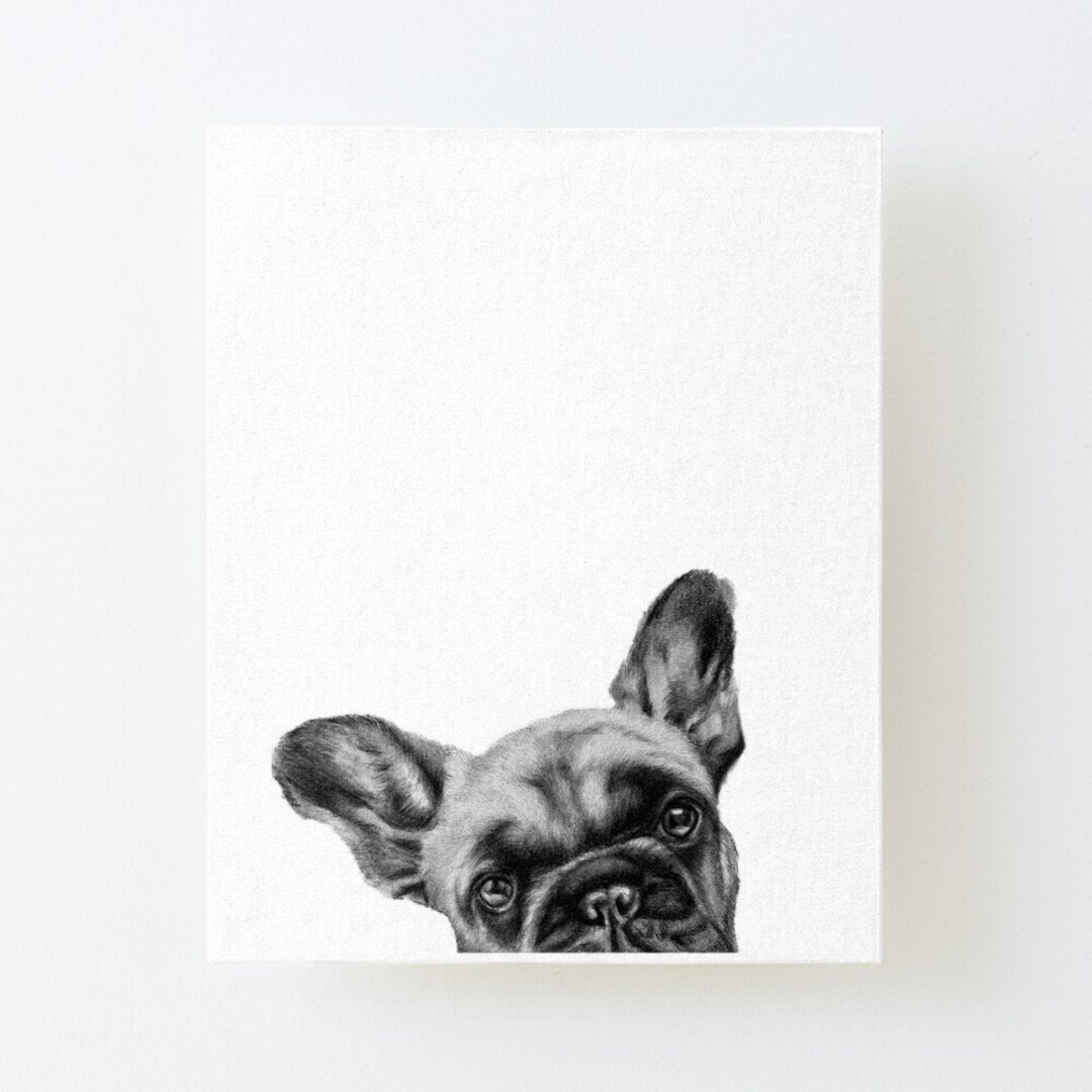 French Bulldog Print | Graphite Pencil | Digital Frenchie Art ...