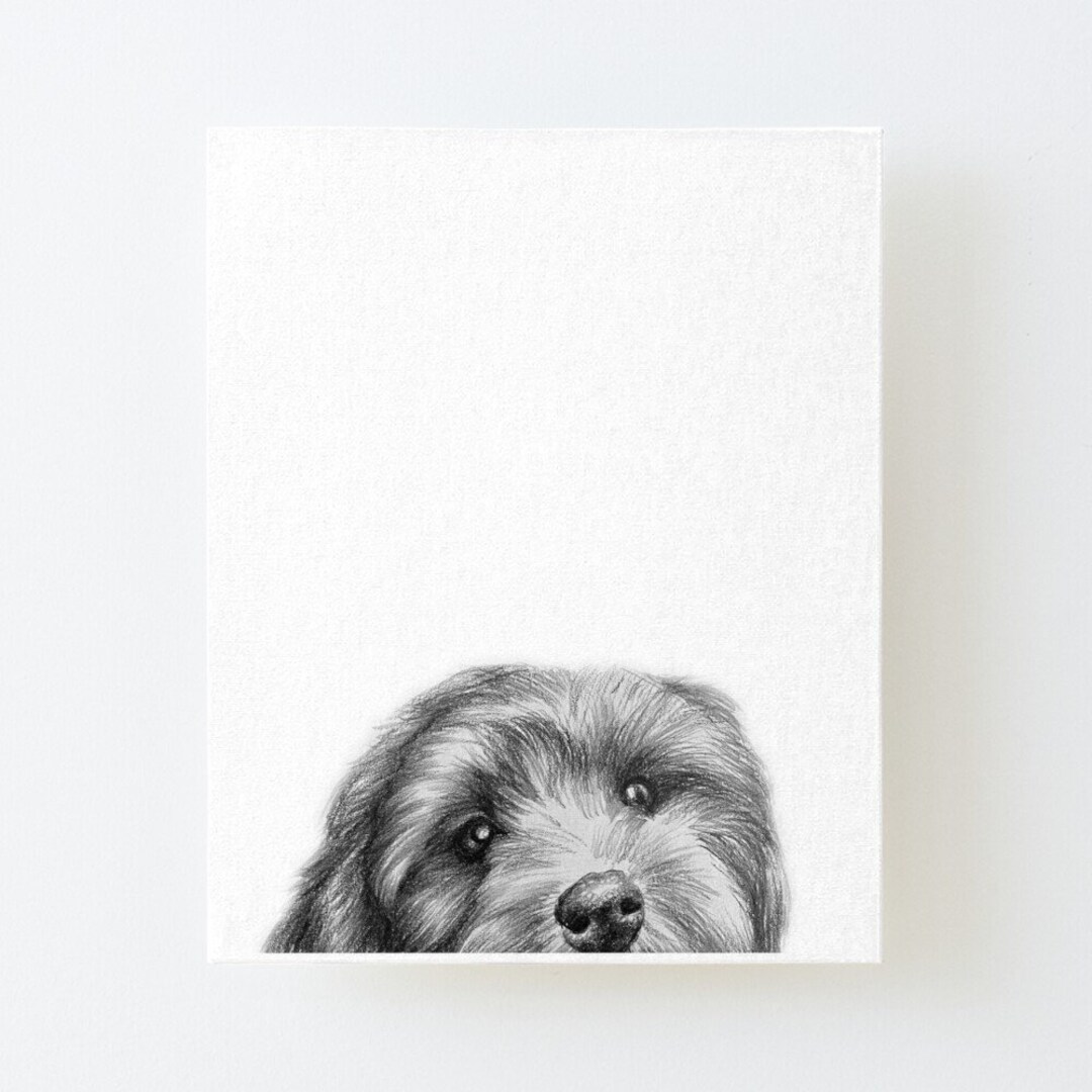 Goldendoodle Print | Graphite Pencil | Digital Goldendoodle Art ...