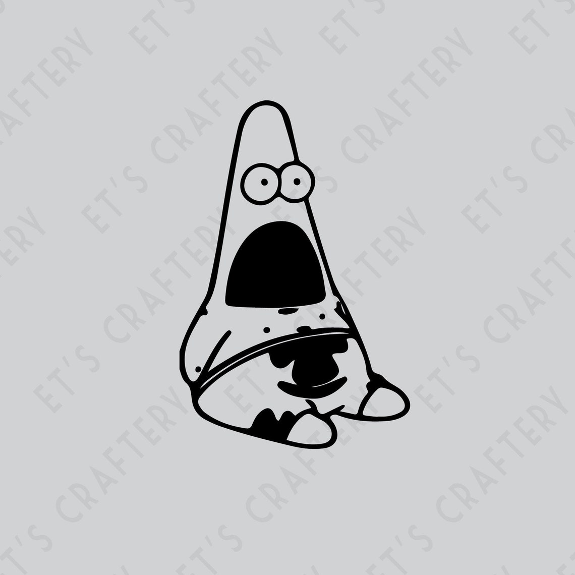 Spongebob Patrick Star Vinyl Decal Sticker | Etsy