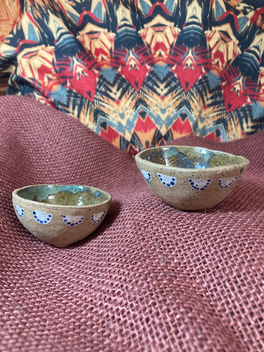 Ceramic Mezcal Copitas Tequila Shot Coupes Set of 2 Handbuilt - Etsy
