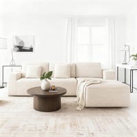 Gambrell Renard Saddle Brown Leather Sofa Chaise Sectional - Etsy Canada