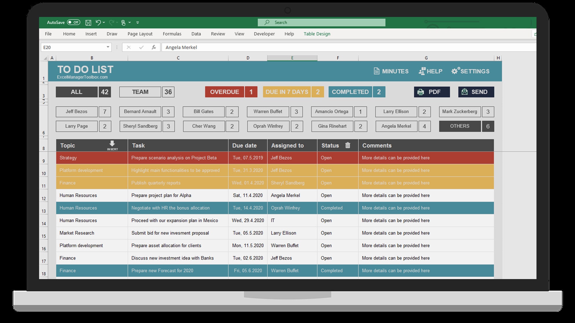 Excel Manager Tool Box Instant Download Digital Download - Etsy Australia