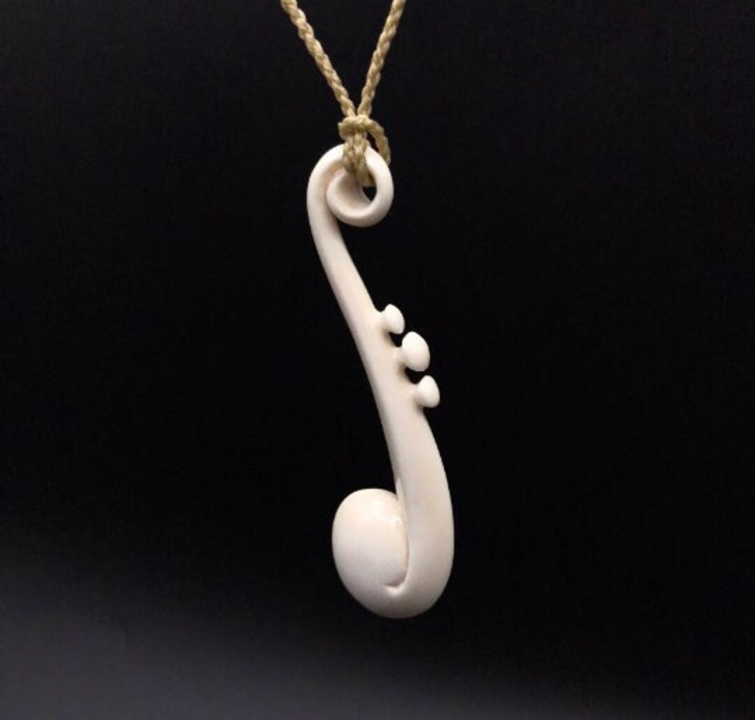 Bone Jewelry, Carved Bone Pendant, Mens Necklace, Bone Necklace ...