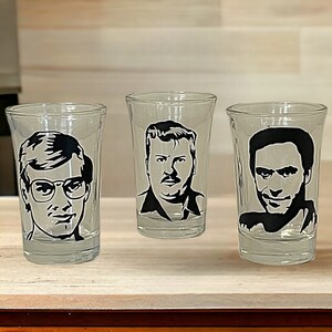 Serial Killer Shot Glasses, Horror Shot Glasses - Etsy