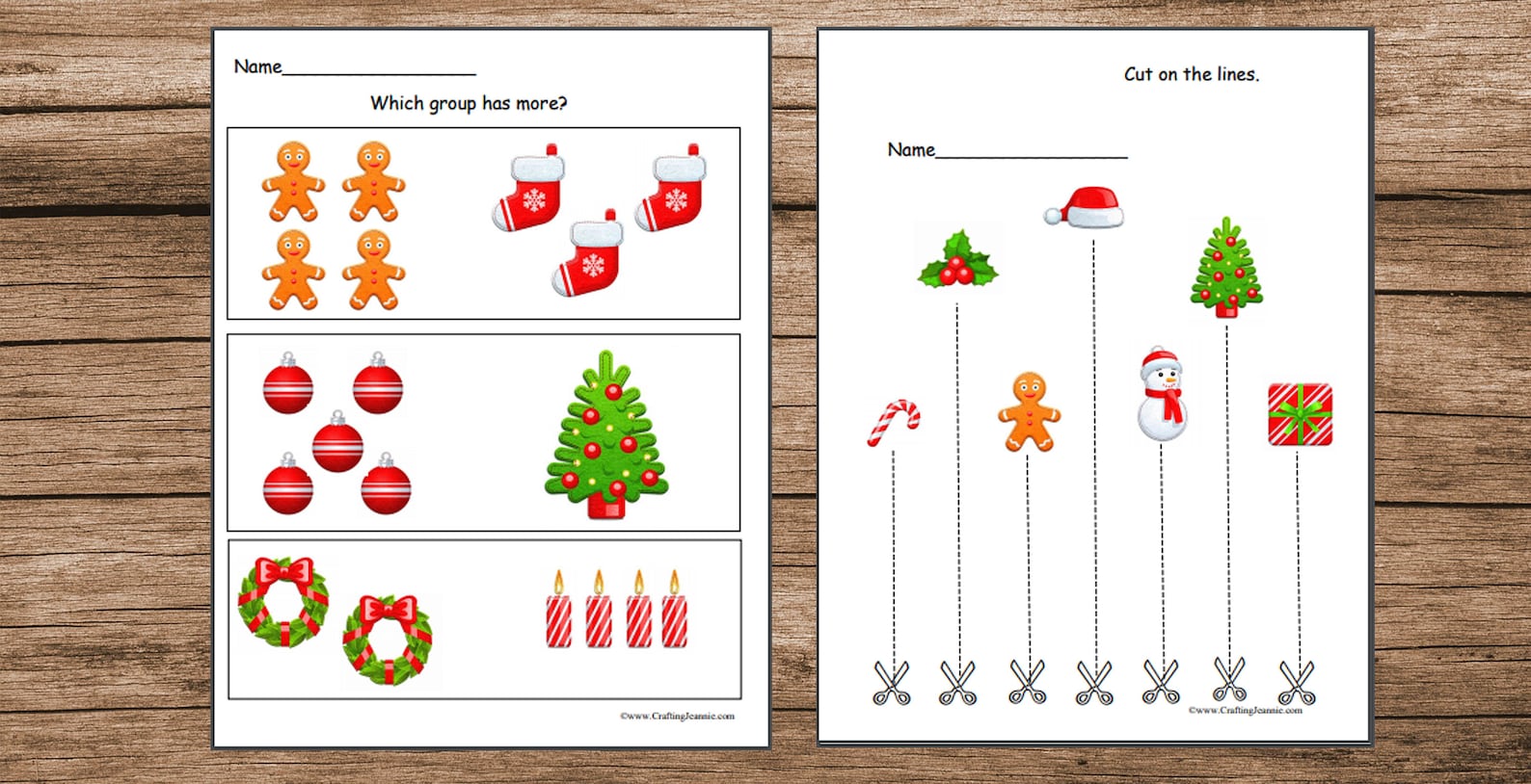 Christmas Preschool Worksheets Printable - Christmas Preschool ...