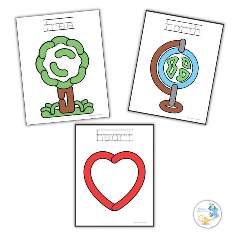 Earth Day Playdough Mats for Preschoolers, Earth Day Activities for ...