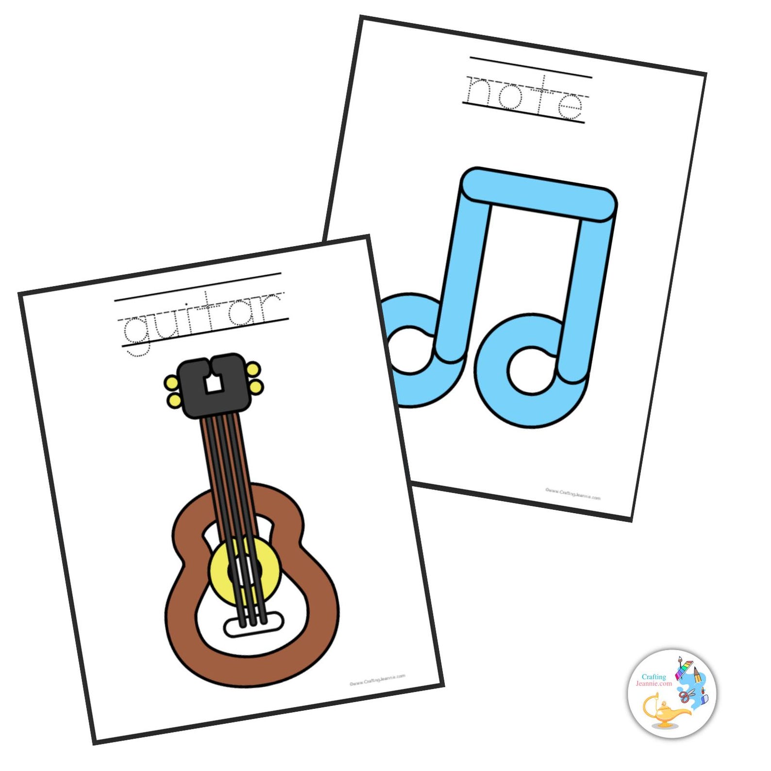 Music Playdough Mats for Preschoolers and Kids, Musical Activities for ...