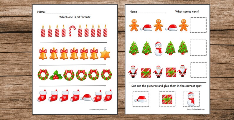 Christmas Preschool Worksheets Printable - Christmas Preschool ...
