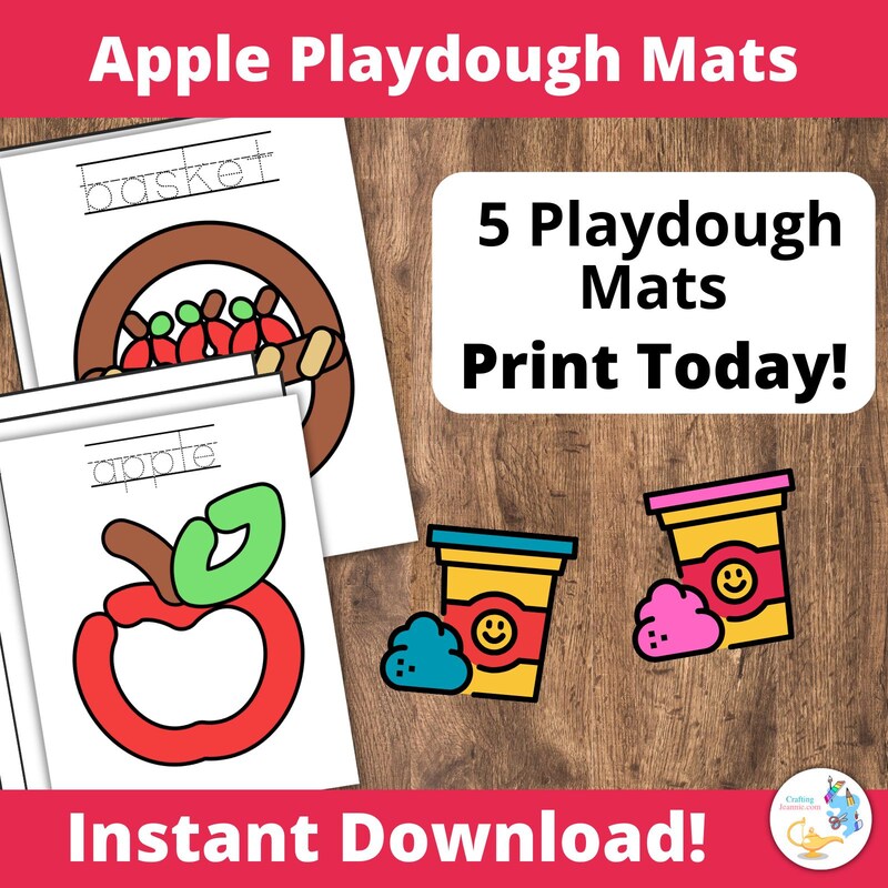 Playdough Mats - Etsy