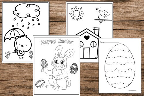 Easter and Spring Preschool Worksheets Printable - Spring Preschool ...
