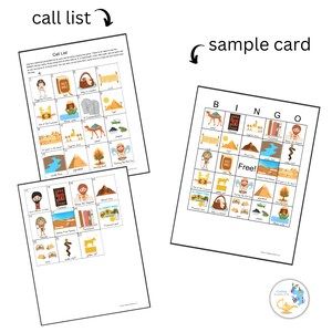 Moses BINGO Game L Sunday School Activities L CCD Games L Religious ...