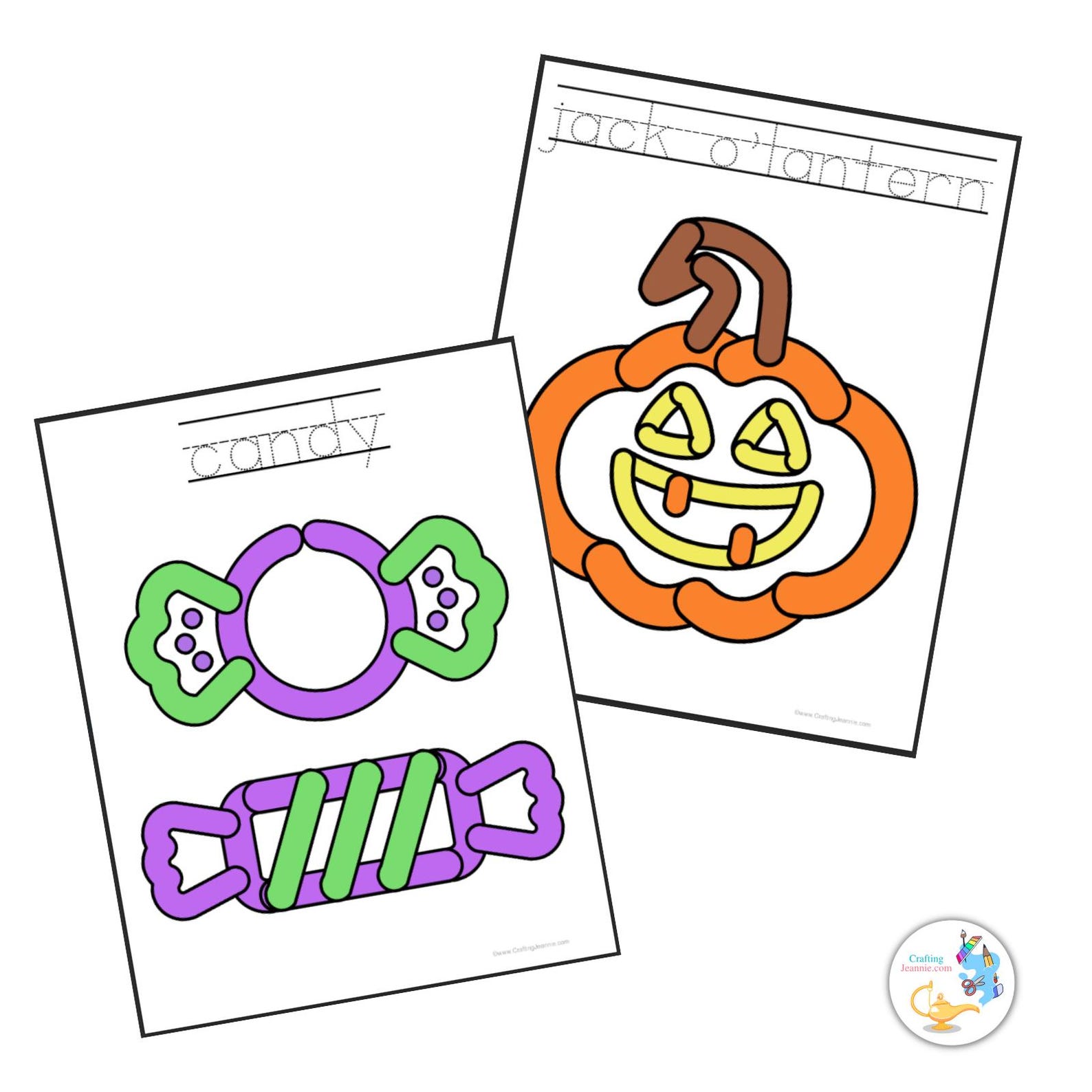 Halloween Playdough Mats for Preschoolers, Spooky Activities for ...