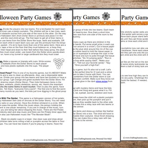 Halloween Party Pack, Halloween Games, Halloween Printables, Coloring ...