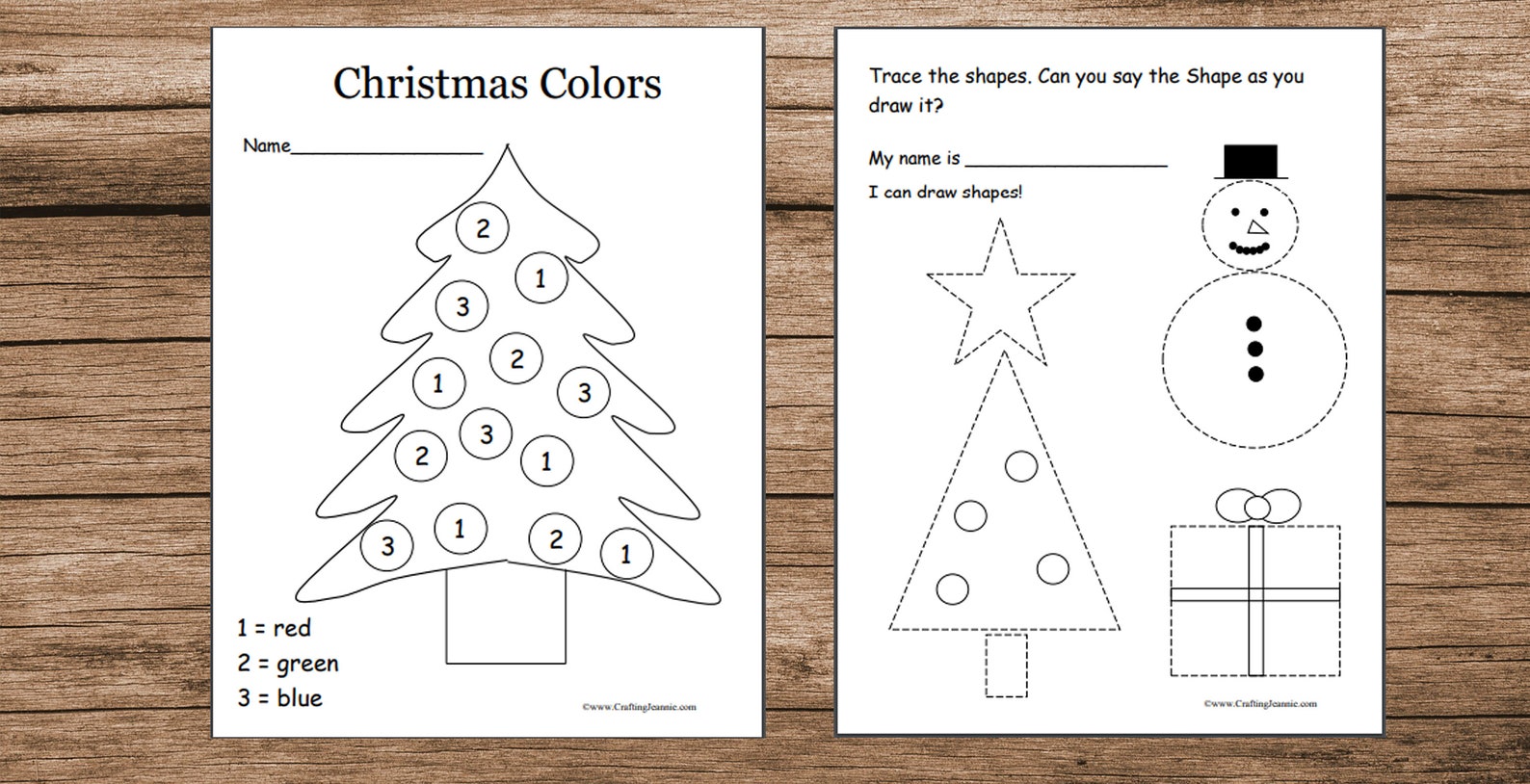Christmas Preschool Worksheets Printable - Christmas Preschool ...