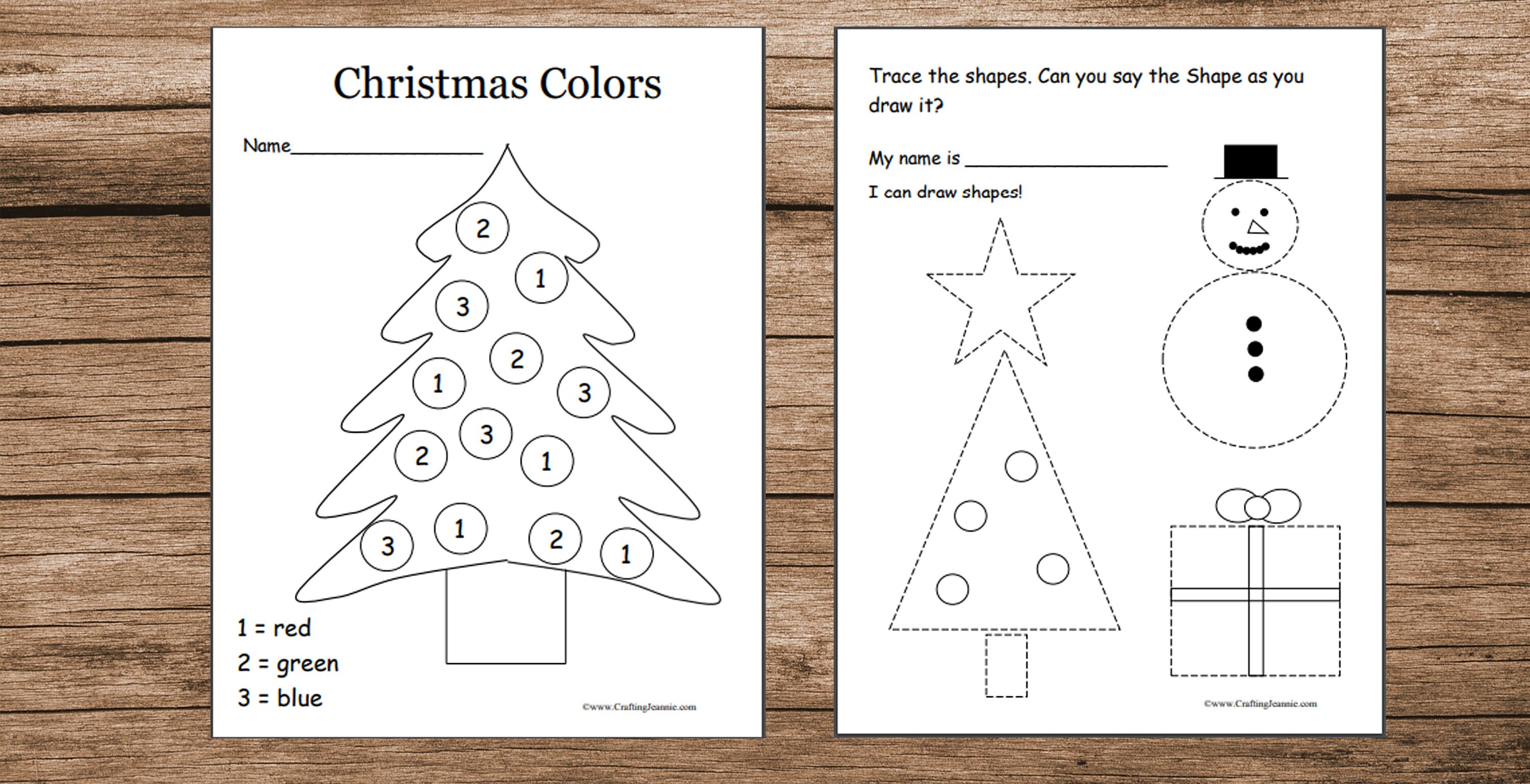 Christmas Preschool Worksheets Printable - Christmas Preschool ...