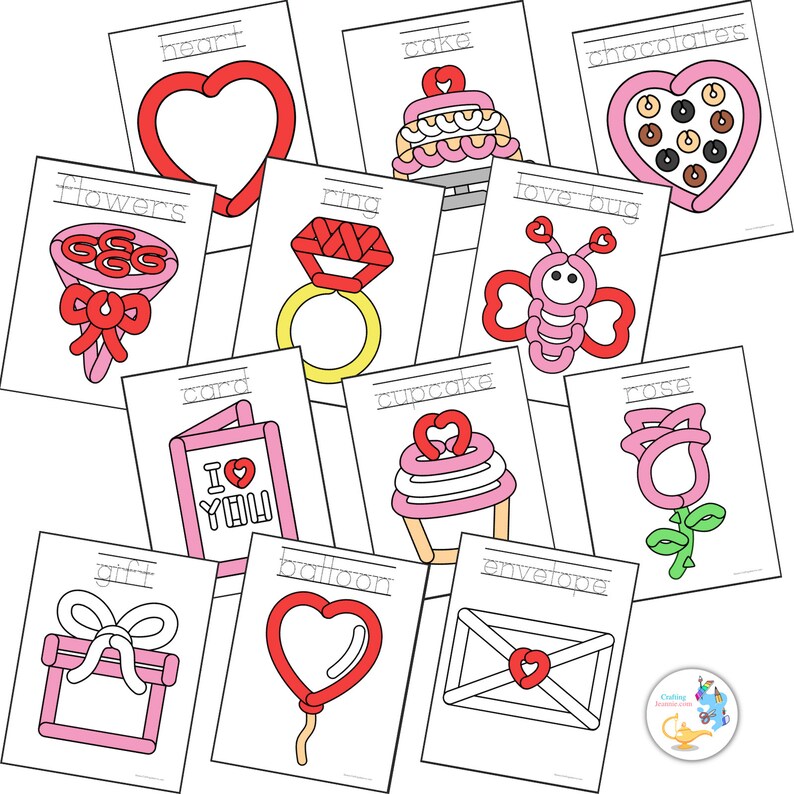 Valentine's Day Playdough Mat, Day of Love Activities, St. Valentine ...