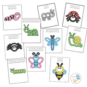 Bug-themed Playdough Mats for Preschoolers, Bug Activity for Toddlers ...
