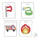 Fire Safety Playdough Mats for Preschoolers, Fire Safety Activities for ...