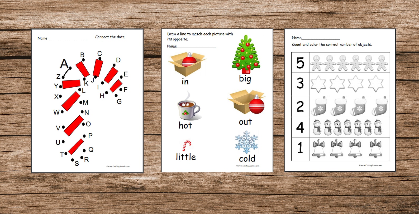 Christmas Preschool Worksheets Printable - Christmas Preschool ...