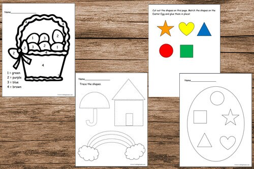 Easter and Spring Preschool Worksheets Printable - Spring Preschool ...
