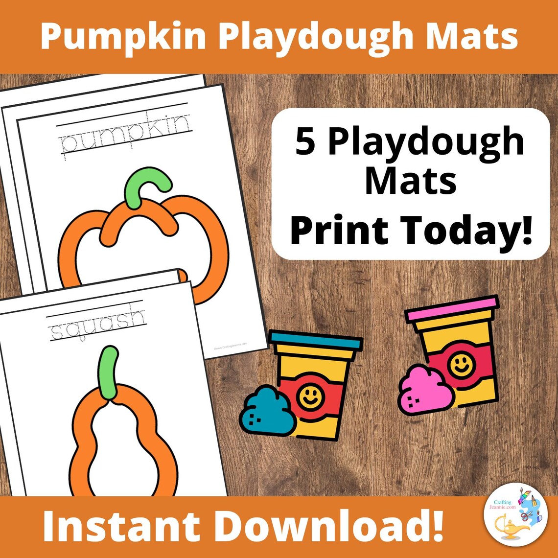 Pumpkin Playdough Mats for Preschoolers, Pumpkin Activities for ...